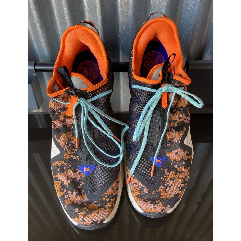 Nike Pg 4 Digi Camo Light Cream/Total Orange Cd5079-2… - Gem